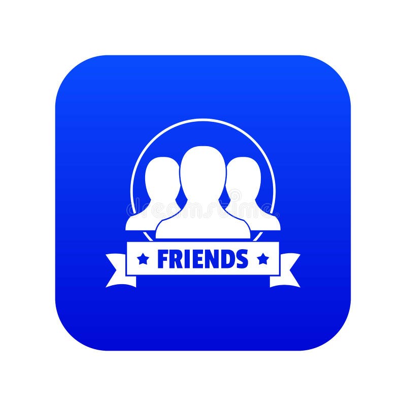 Friends Together Icon, Outline Style Stock Vector - Illustration of ...
