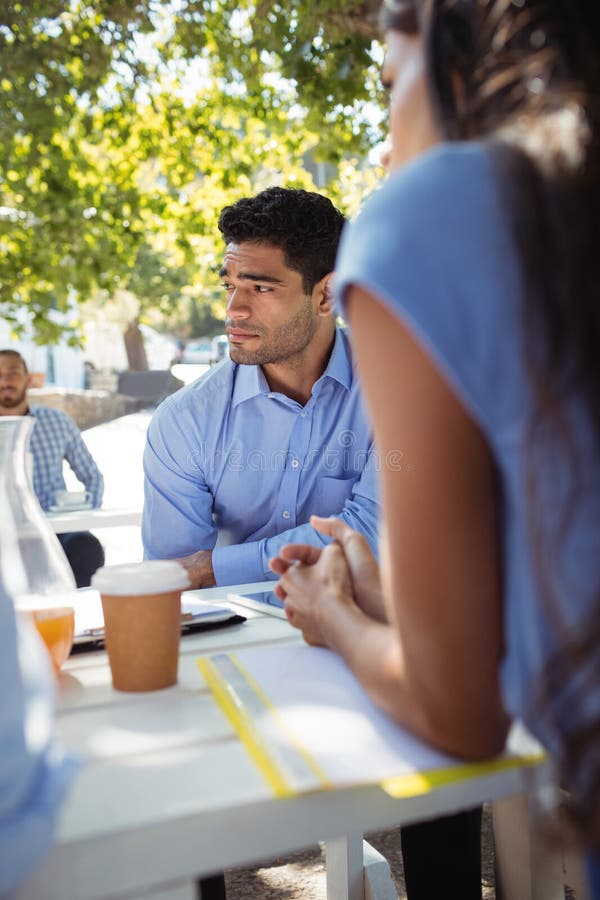 Friends Interacting with Each Other Stock Image - Image of industry ...