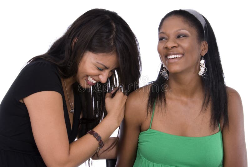 Friends laughing together. stock photo. Image of smile - 2845900