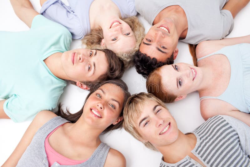 700 Friends Lying Together Circle Stock Photos - Free & Royalty-Free ...