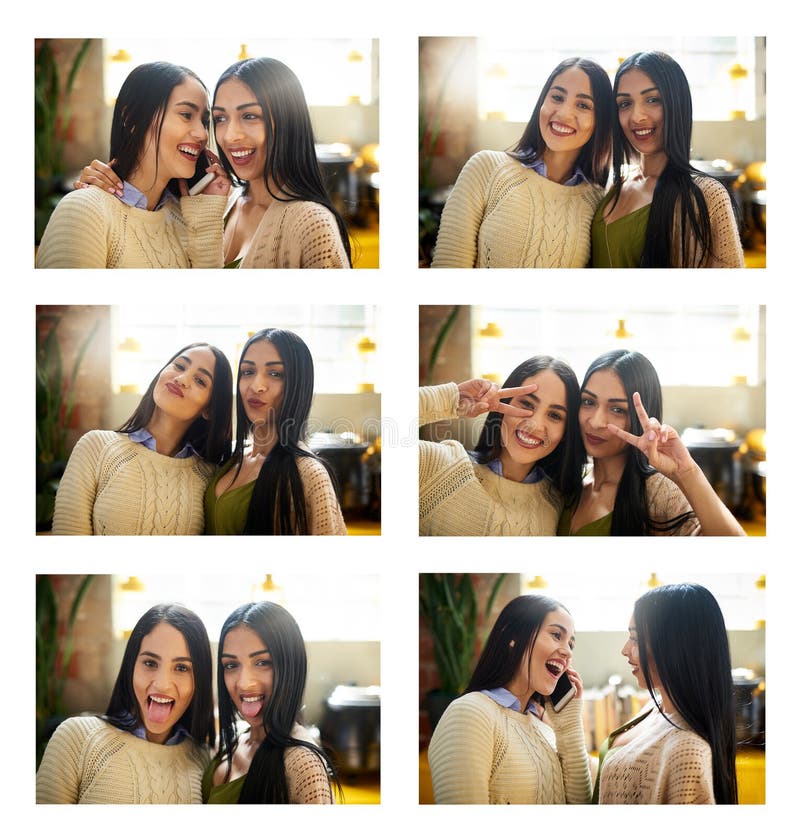 Friends Make Everything Way More Fun. Composite Shot of Two Young ...