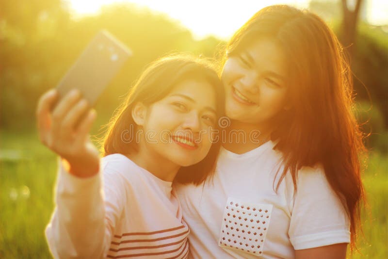 Friends Making a Selfie stock image. Image of lifestyle - 108291803
