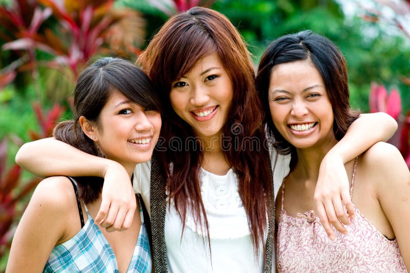 Friends outside stock photo. Image of friends, pretty - 3286518
