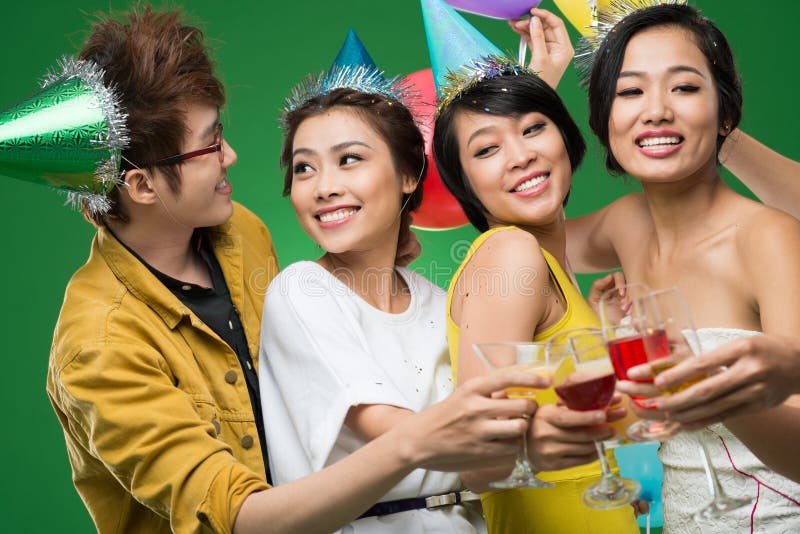 Friends at party stock photo. Image of event, young, party - 51655398