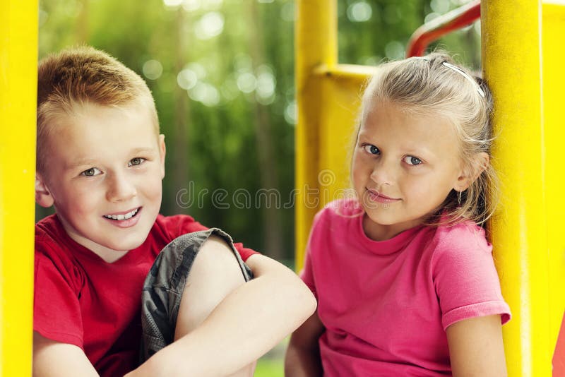 Friends on playground stock photo. Image of family, enjoyment - 29337468