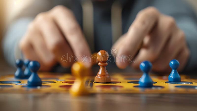 Friends Playing a Board Game, Engaging in Fun and Competition Stock ...