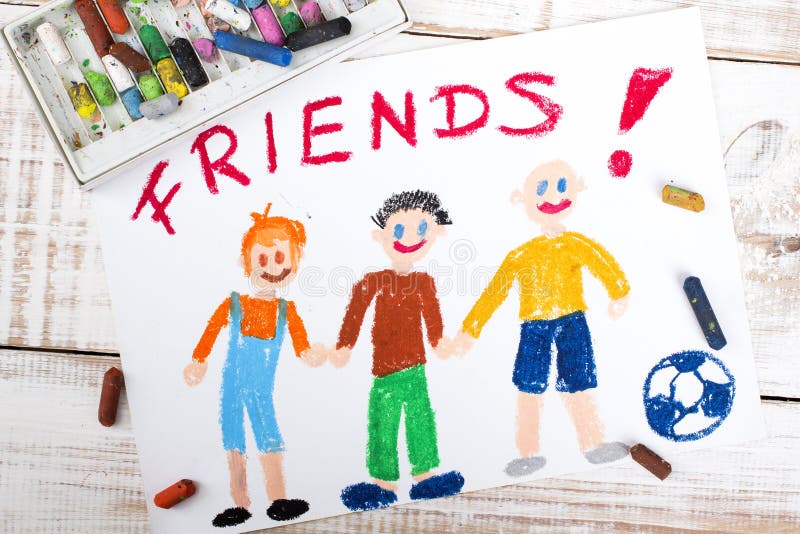 Friends playing football stock photo. Image of education - 79682962