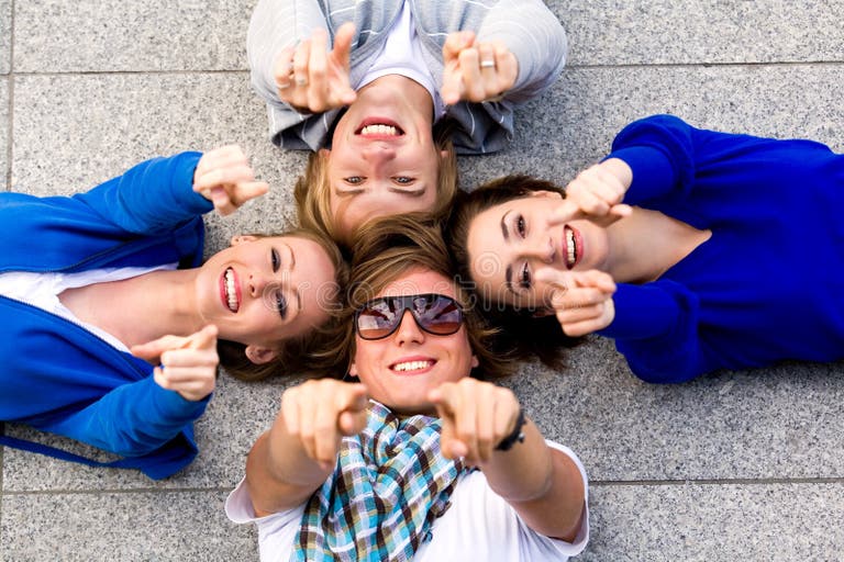 342 Group Girls Pointing Laughing Stock Photos - Free & Royalty-Free ...