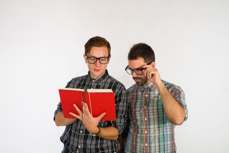 Friends reading stock image. Image of intelligent, student - 46782971
