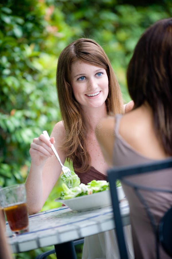 Friends Sharing Lunch stock image. Image of lunch, outside - 6703753