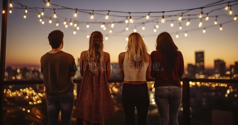 String Lights Cocktail Stock Illustrations – 100 String Lights Cocktail ...