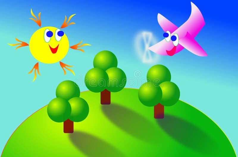 Friends of the Sun and the Plane Stock Image - Image of plane, toys ...