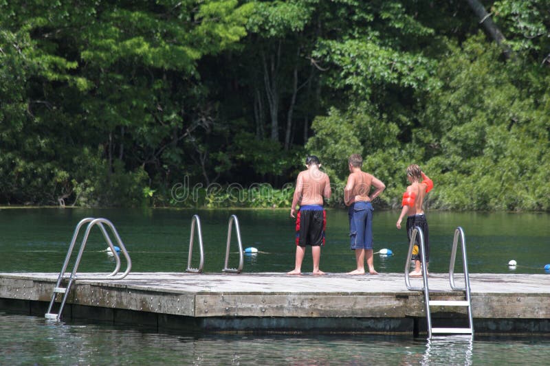 Friends Swimming stock photo. Image of happy, vest, sunny - 881576
