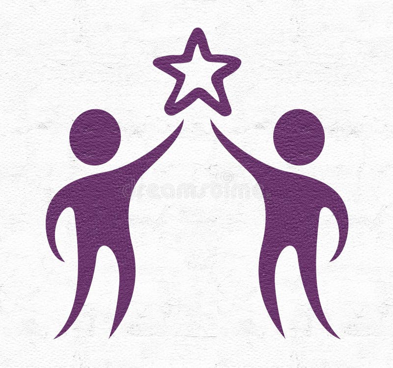 Friends symbol stock illustration. Illustration of hand - 77089173