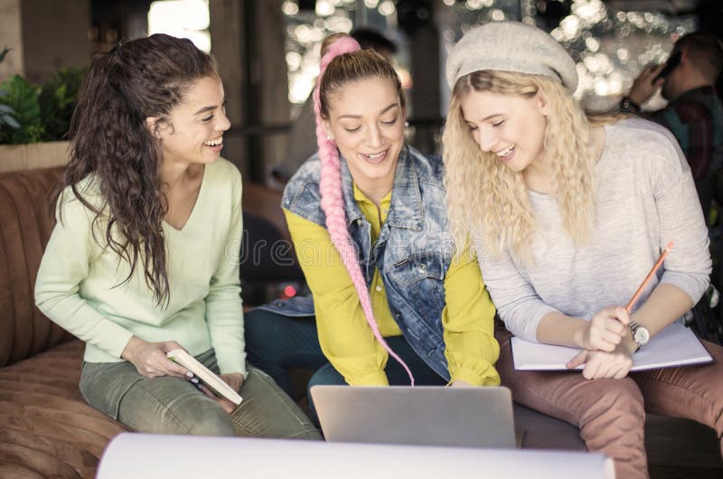Friends are always There To Help Stock Photo - Image of learning ...