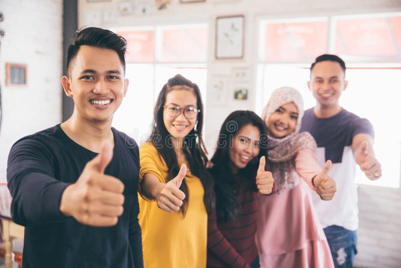 Friends with thumbs up stock image. Image of angle, girls - 21237487