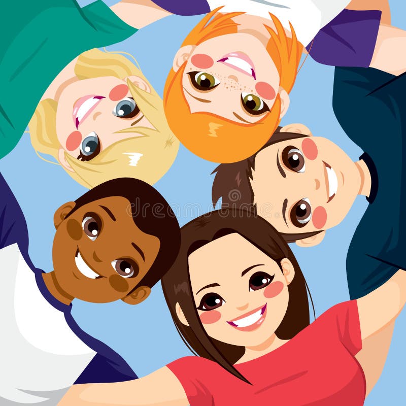 Circle Happy Friends Stock Illustrations – 4,244 Circle Happy Friends ...