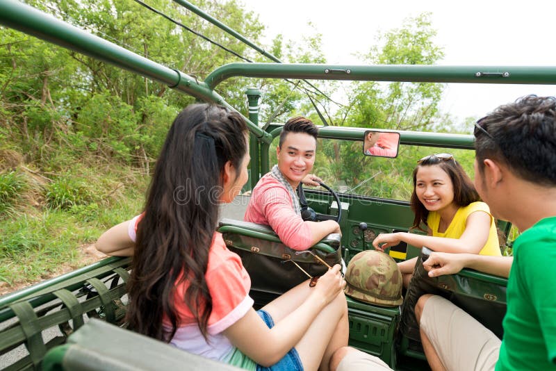 Friends on trip stock image. Image of traveler, adventure - 118174961