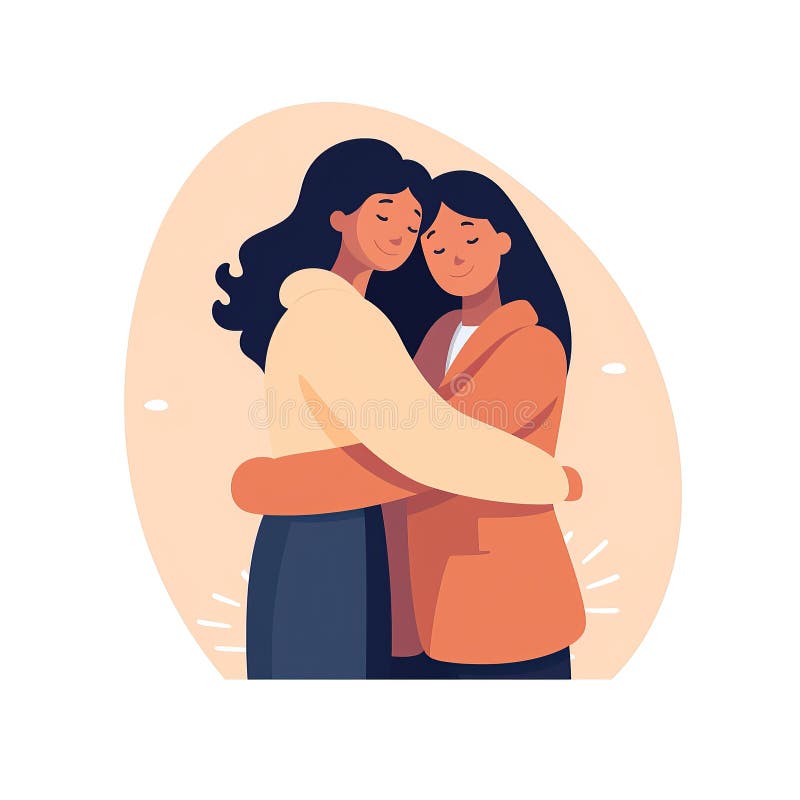 Friends Vector Illustration. Stock Illustration - Illustration of ...