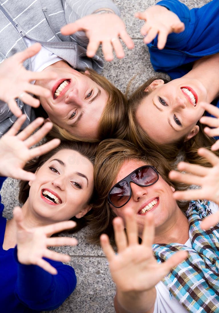 135 Happy Laughing Students Waving Stock Photos - Free & Royalty-Free ...