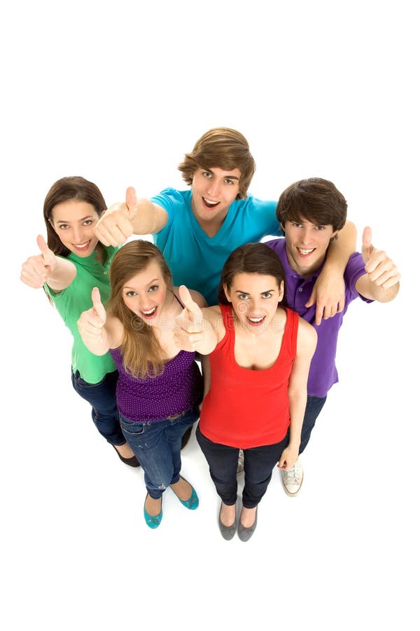 Friends waving hands stock image. Image of male, group - 14283711