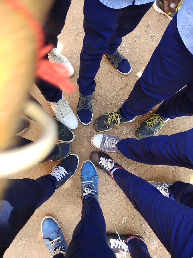 Friends Of Different Nations Watching Football Match Stock Photo ...