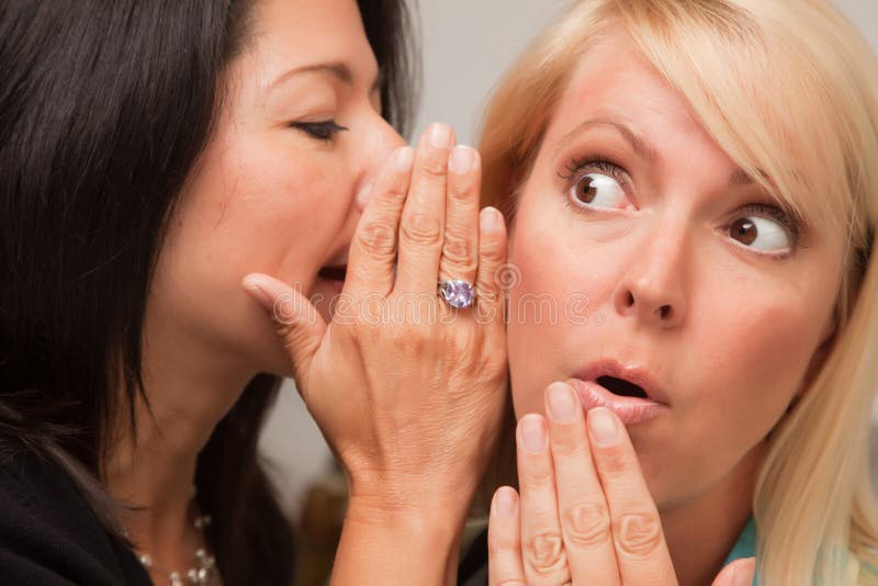 Friends Whispering Secrets stock image. Image of speak - 9752547