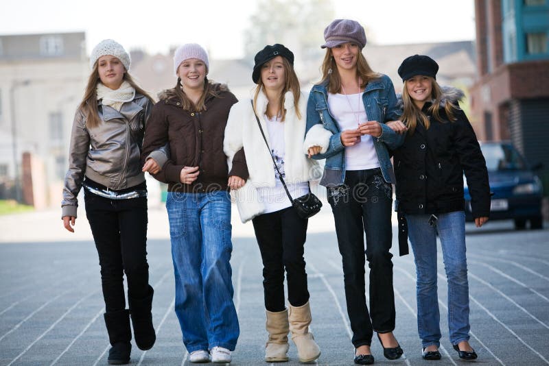 Friendship stock image. Image of outside, cheerful, adolescence - 6935745