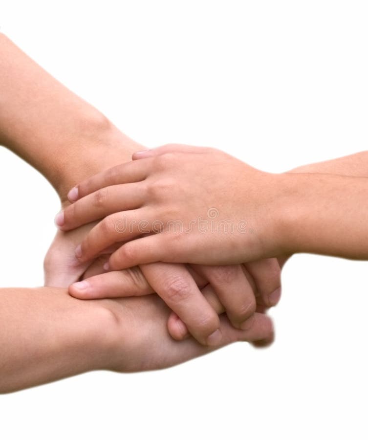 Friendship stock image. Image of four, fingers, variety - 7317289