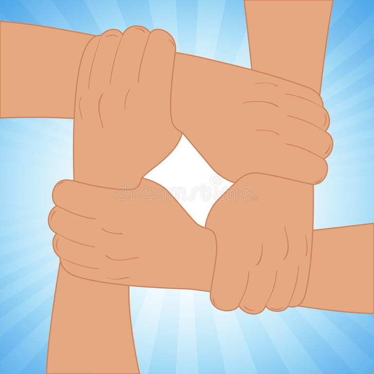 Friendship stock vector. Illustration of person, handclasp - 7772497