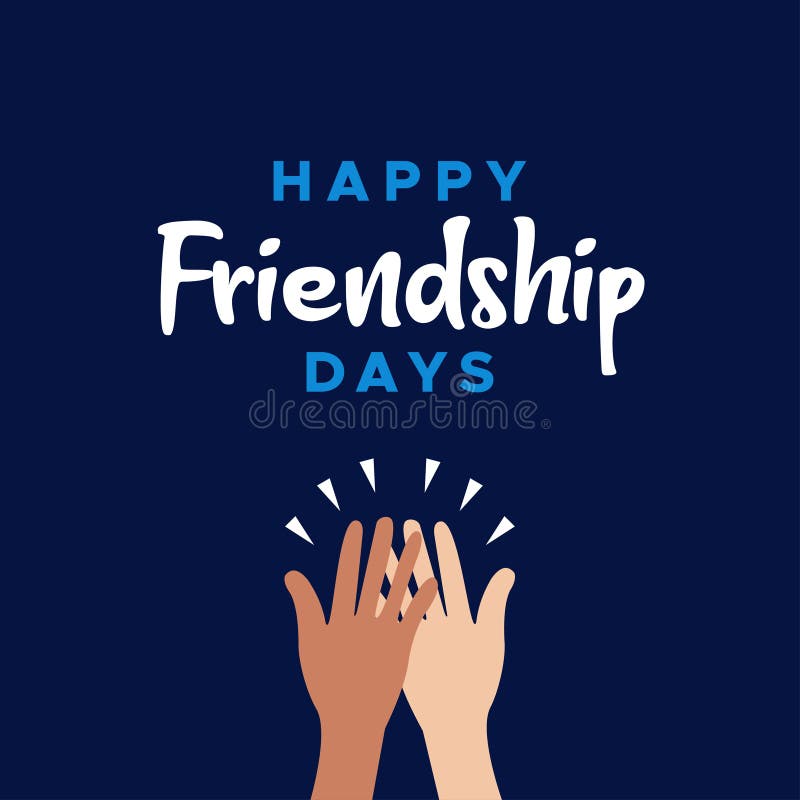 Friendship Day Vector Design Illustration for Celebrate Moment Stock ...