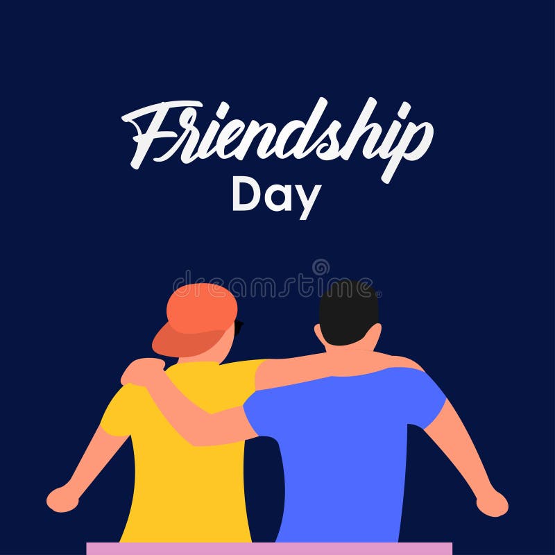 Friendship Day Vector Design Illustration for Celebrate Moment Stock ...