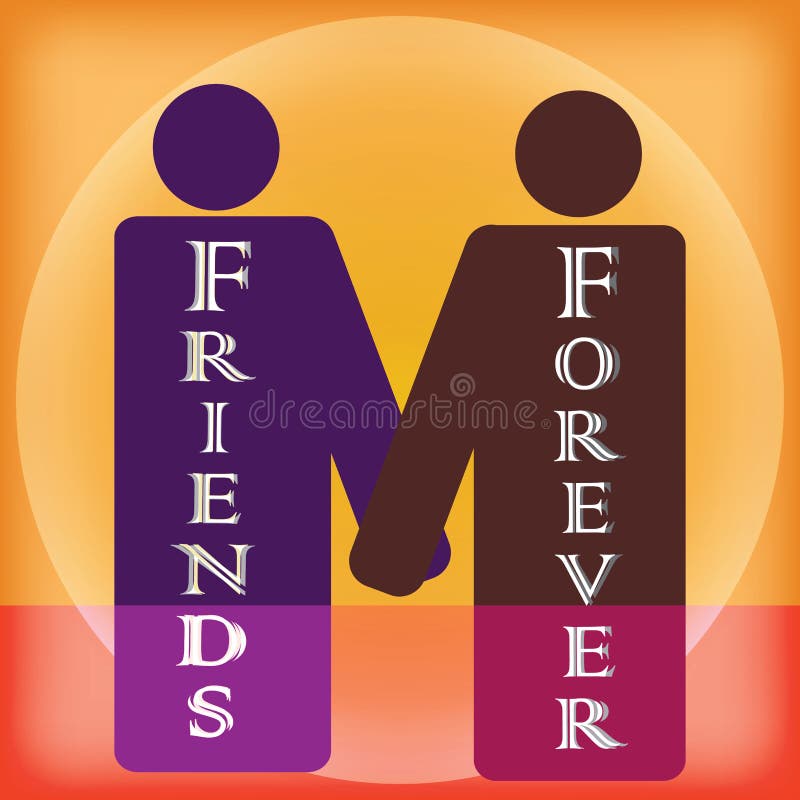Friendship Forever Vector Art Stock Vector - Illustration of message ...