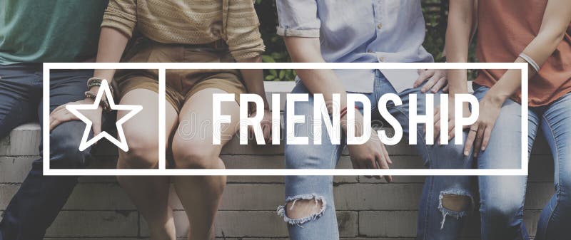 Friendship Friends Partnership Relationship Concept Stock Image - Image ...