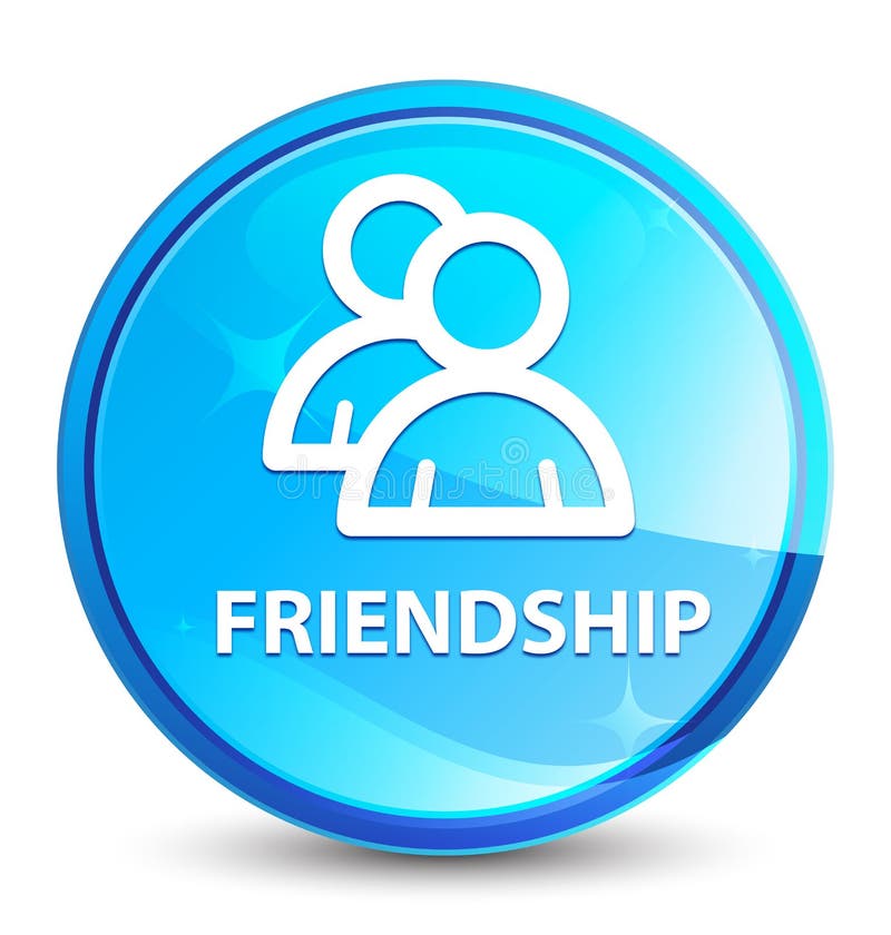 Friendship (group Icon) Special Blue Banner Background Stock ...
