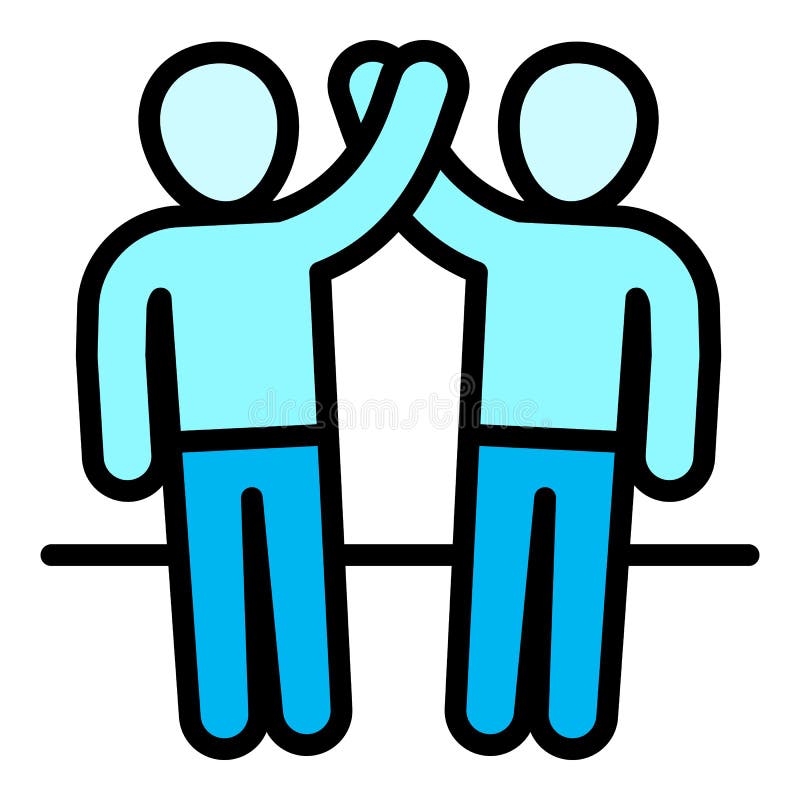 Friendship Icon, Outline Style Stock Vector - Illustration of office ...