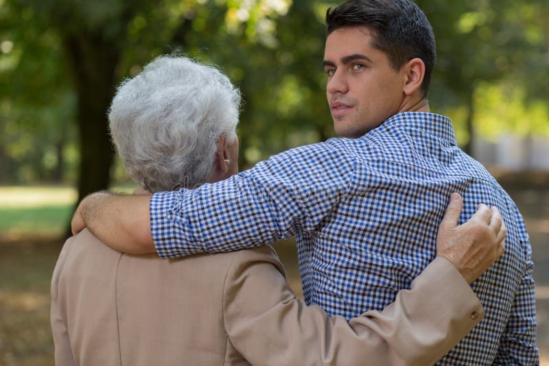 Intergenerational Friendship between Grandma and Granddaughter Stock ...
