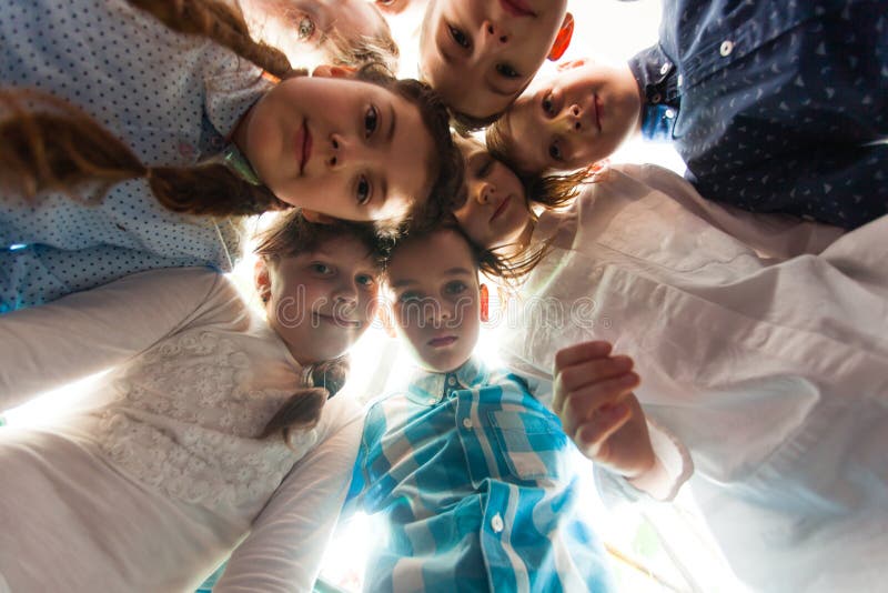 Friendship of Schoolchildren Stock Photo - Image of friend, indoor ...