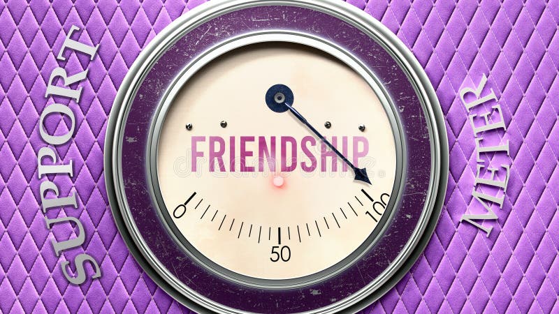 Friendship and Support that is Hitting a Full Scale, Showing a Very ...