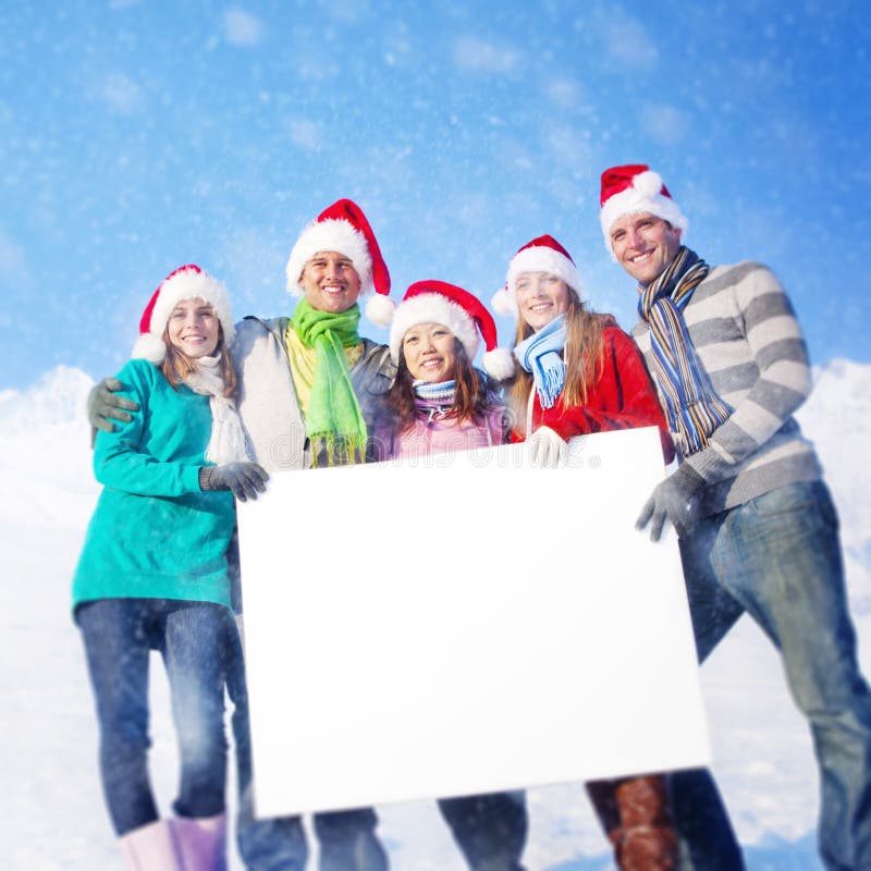 Friendship Winter Happiness Togetherness Concepts Stock Photo - Image ...