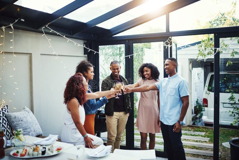 Because Friendship is Worth Celebrating. a Group of Young Friends ...