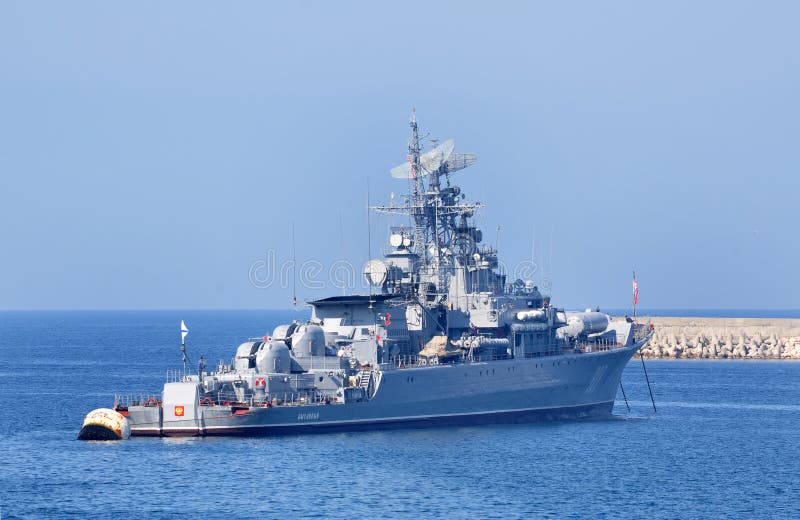 The frigate editorial image. Image of russian, security - 27154380