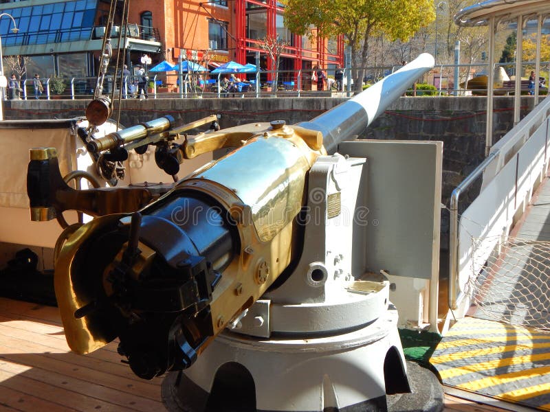 The Frigate Gun editorial stock photo. Image of womans - 102245978
