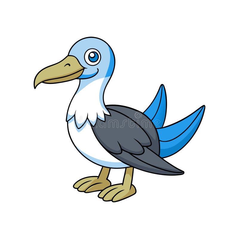 Frigatebird Coloring Page for Kids Stock Illustration - Illustration of ...