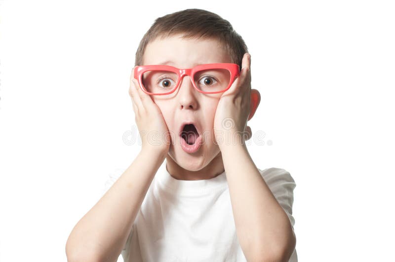 Frightened boy stock photo. Image of active, people, adorable - 24785084