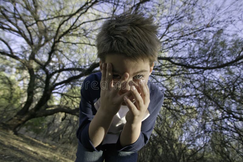 Frightened Boy stock image. Image of child, scared, reaction - 3801865