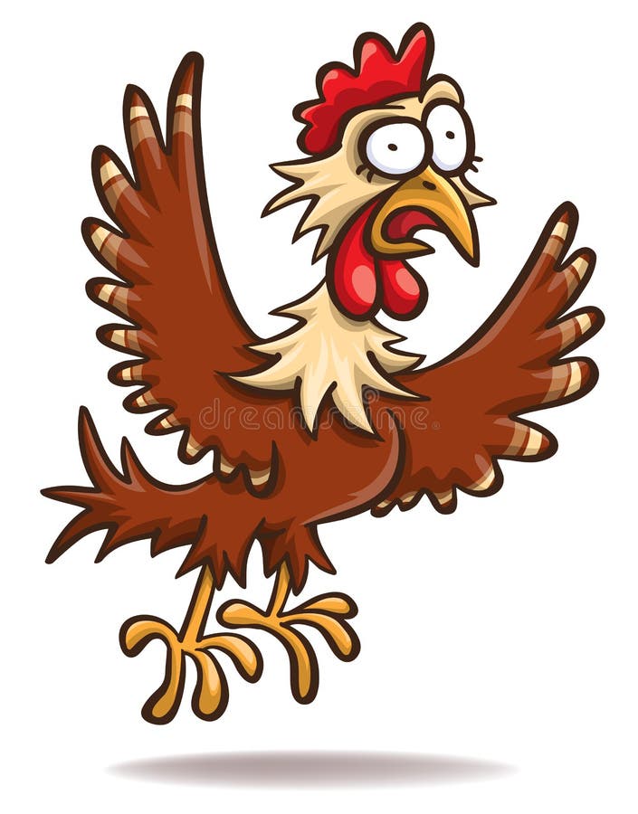 Scared Chicken Clipart Scared Cartoon Chicken Vector Images (over 130)