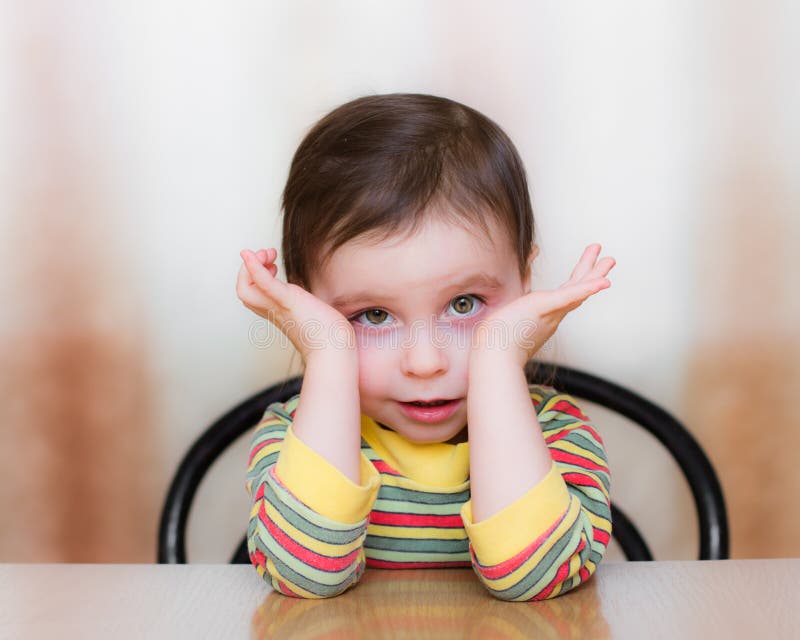 Frightened child stock image. Image of crying, human - 31860715