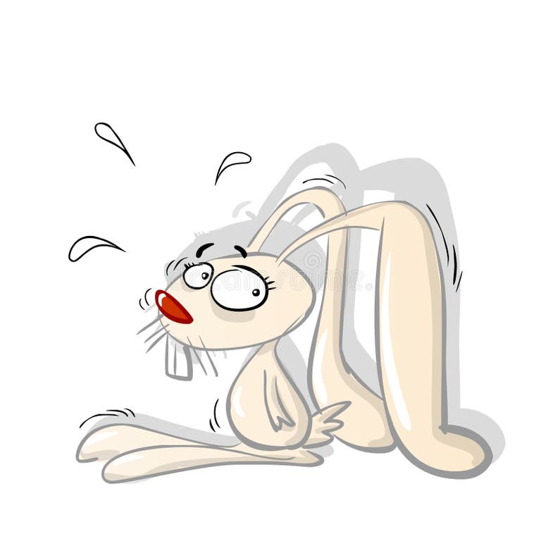 Scared Rabbit Stock Illustrations – 485 Scared Rabbit Stock ...