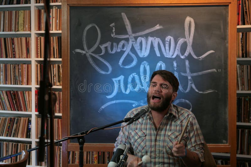 Frightened Rabbit Film a Session in Brooklyn Editorial Photography ...
